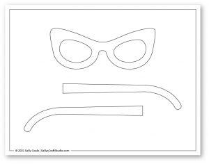 Free Printable Glasses Templates for Crafts