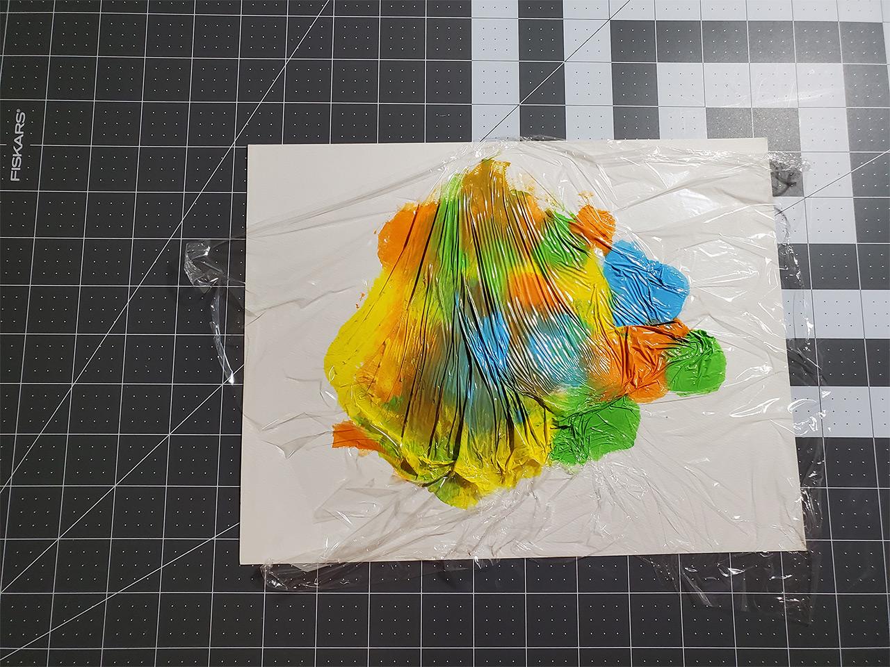 Smush Painting Craft for Kids with Shape Templates